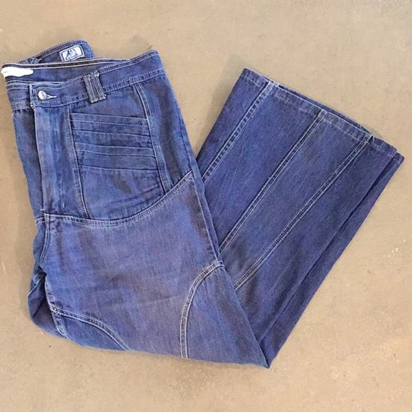 Vintage | Jeans | Vintage Cosak Rare Design Style Flare Demin Jeans | Poshmark